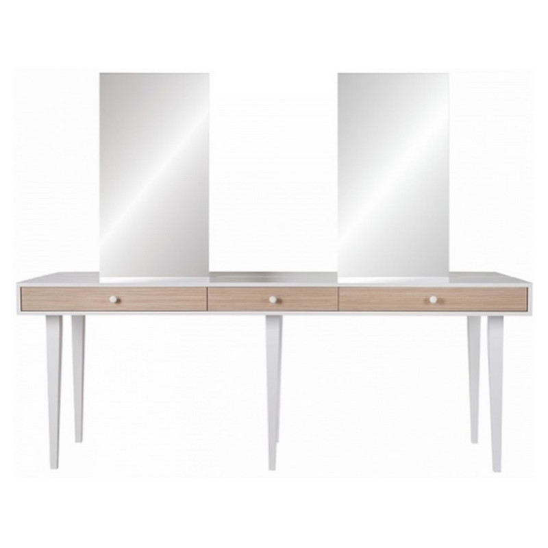 LINEA Coiffeuse 2 places murale | Malys Equipements